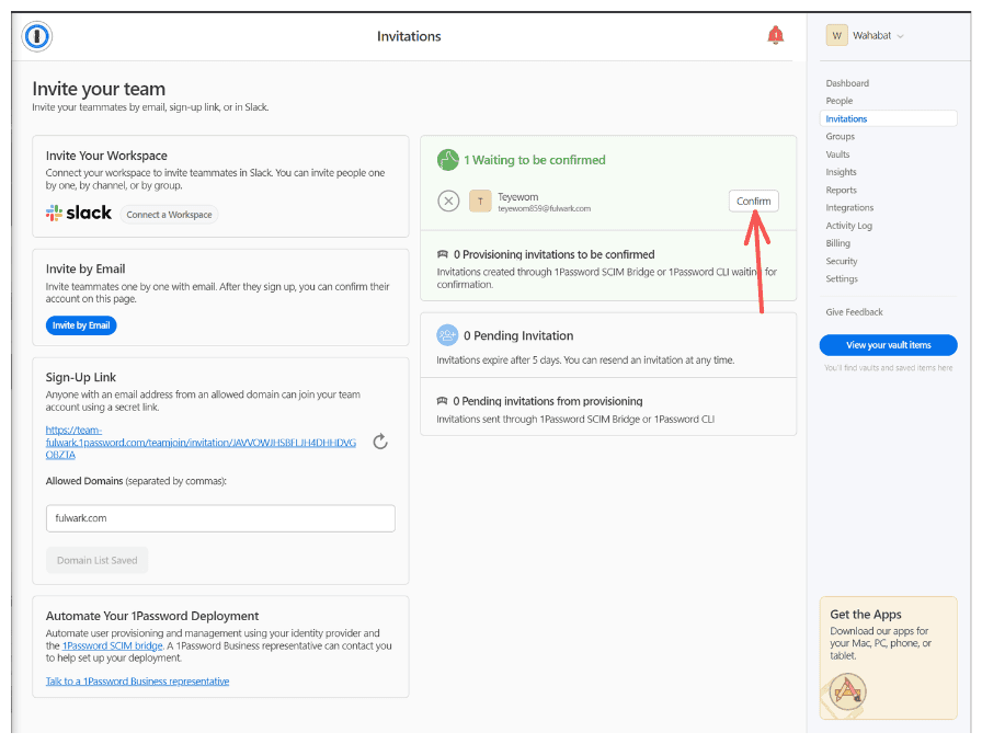 1Password Business Setup - Oneleet Docs